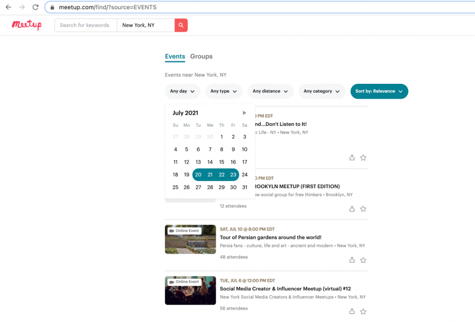 Get Acquainted with Meetup’s New Logged-in Look | Meetup Blog