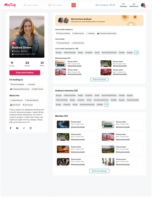 New and Improved Member Profiles - Meetup Blog