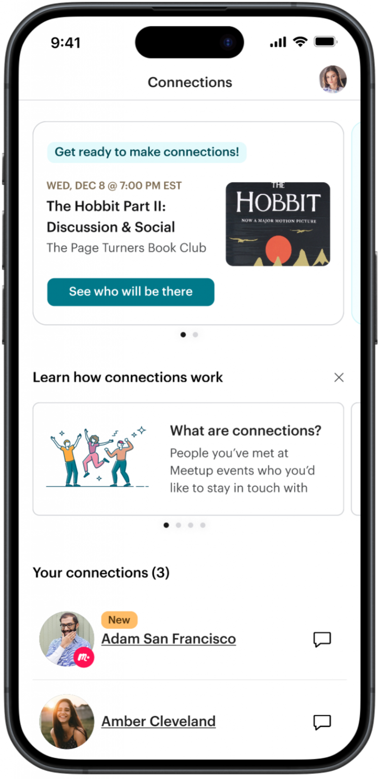Connections: Meetup’s Powerful New Friendship Feature - Meetup Blog